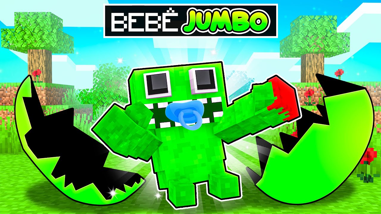 NASCI COMO JUMBO JOSH no MINECRAFT - YouTube