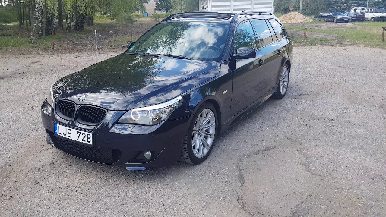 BMW 520D (e61) 130 KW M-PACK (walk around) - YouTube