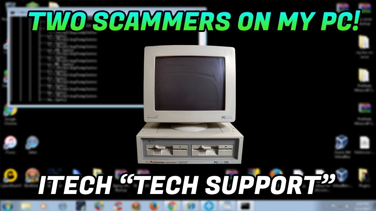 Tech Support Scam / Two scammers on my PC! - 1-844-807-4555 - www ...