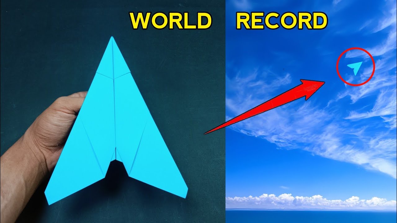 How To Make The New World Record Paper Plane 2023 YouTube how-to-make-the-new-world-record-paper-plane-2023-youtube