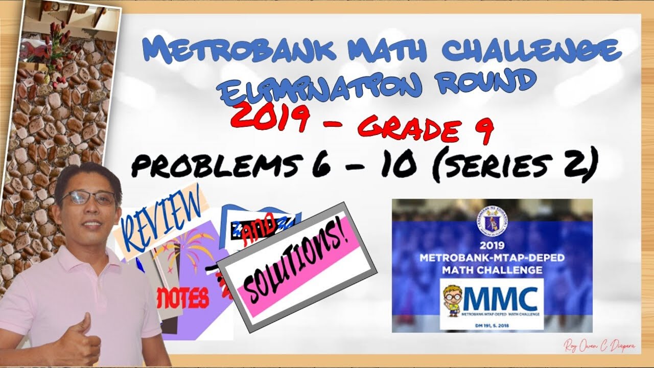 How to Solve MMC Math Problems 2019 with Detailed Solutions. - YouTube