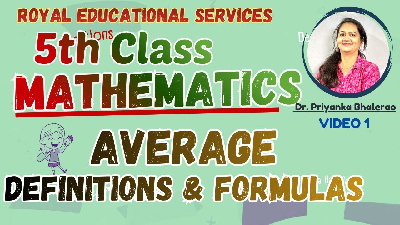 Class 5th | Average | Definition | Questions #average - YouTube