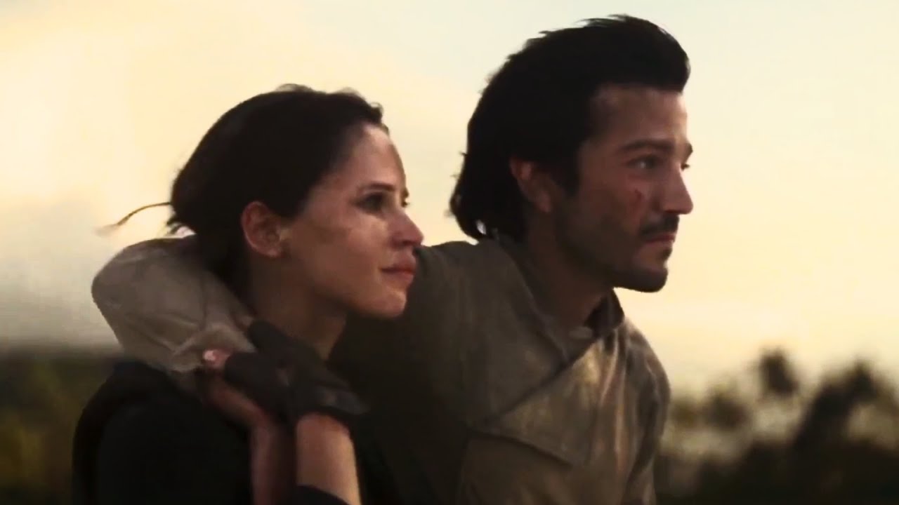 Rogue One (2016) 'Death of Jyn Erso & Cassian Andor' scene - YouTube
