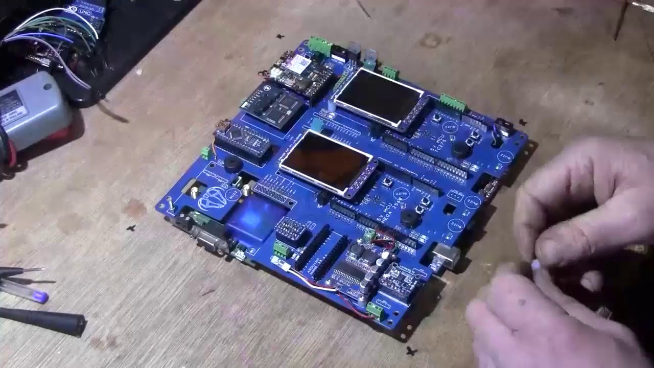 WEEDINATOR PCB population - YouTube