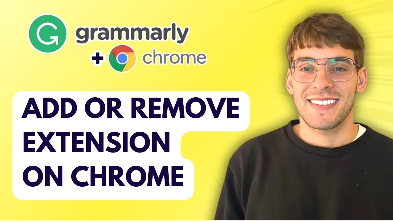 How to Add or Remove Grammarly Extension on Chrome Web Browser [2026 ...