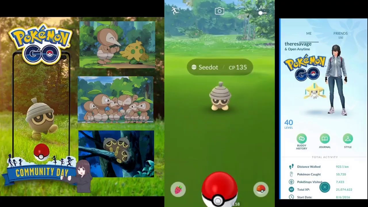 (Re-stream) Pokemon Go (May2020) - Seedot Community Day - YouTube