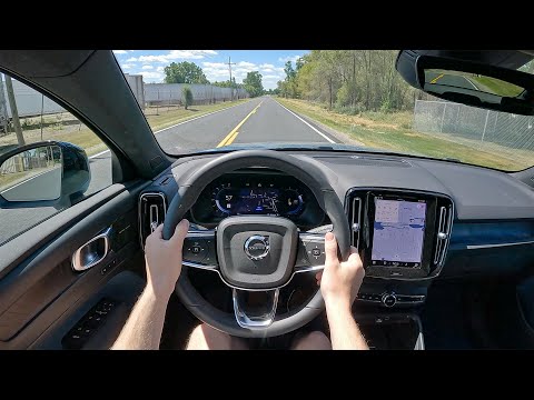 2022 Volvo C40 Recharge - POV Test Drive (Binaural Audio)