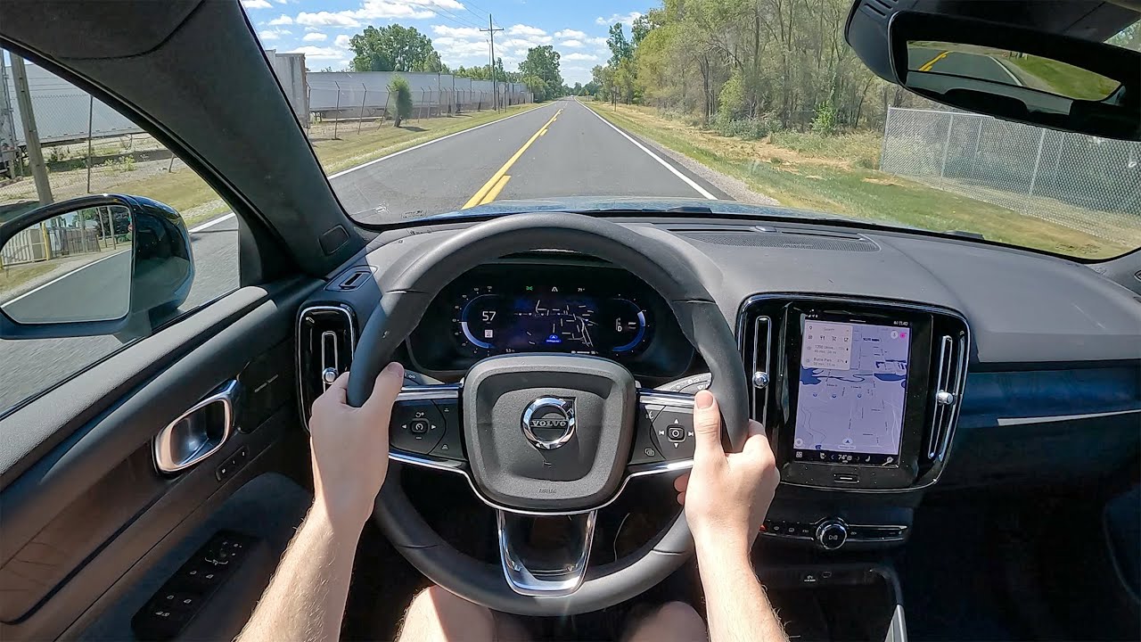 2022 Volvo C40 Recharge - POV Test Drive (Binaural Audio) - YouTube