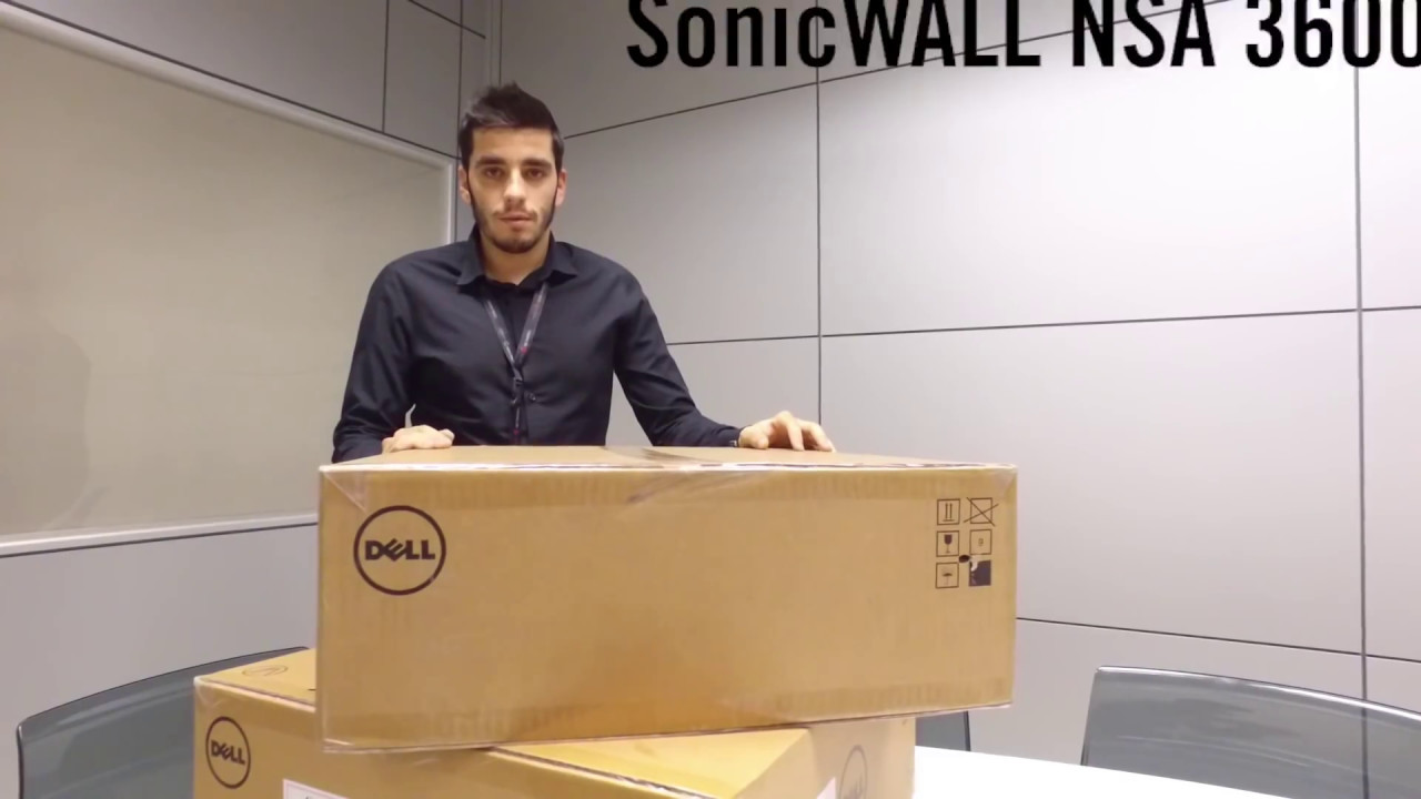 Unboxing SonicWall NSA 3600 - YouTube