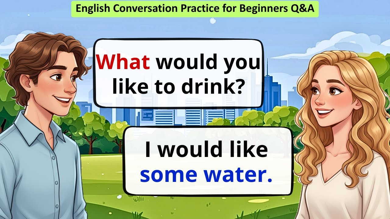 English Conversation Practice for Beginners | Learn Simple Questions ...