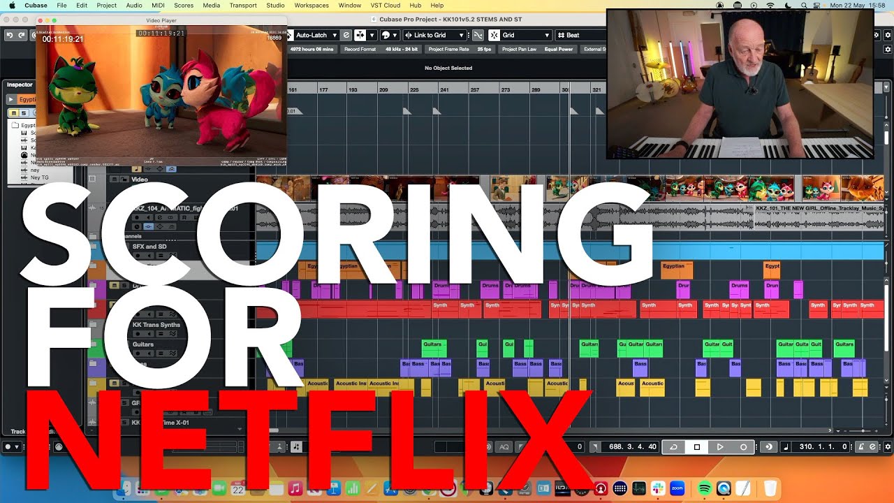 Scoring for Netflix: Behind the Scenes Composing For Animation - YouTube