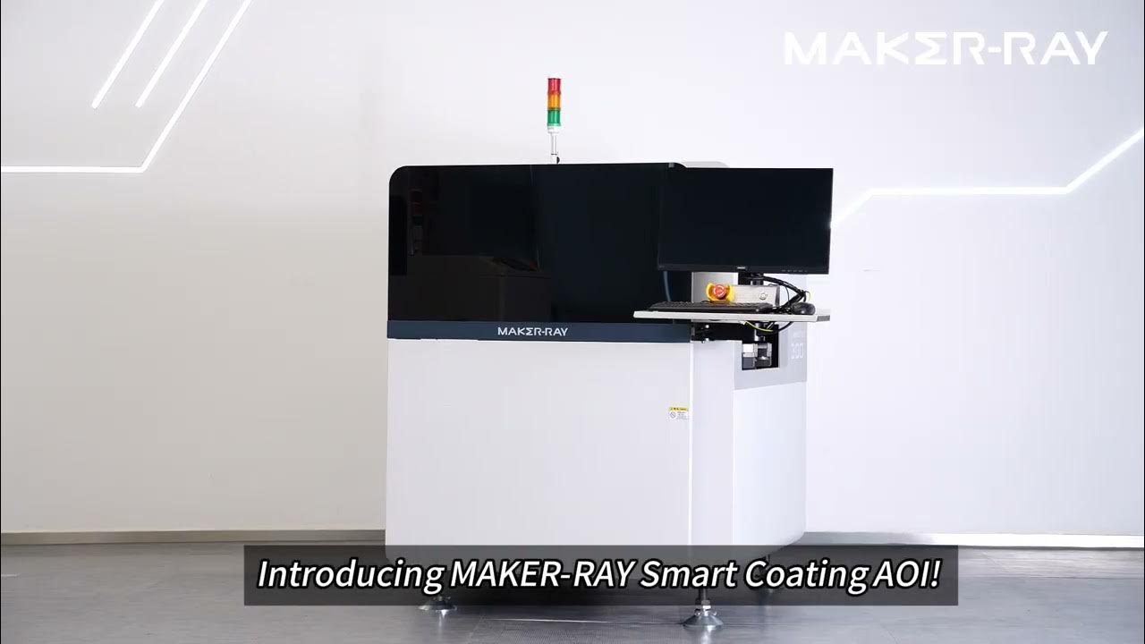 MAKER-RAY smart Coating AOI, one-step programming, 50% speed boost - YouTube