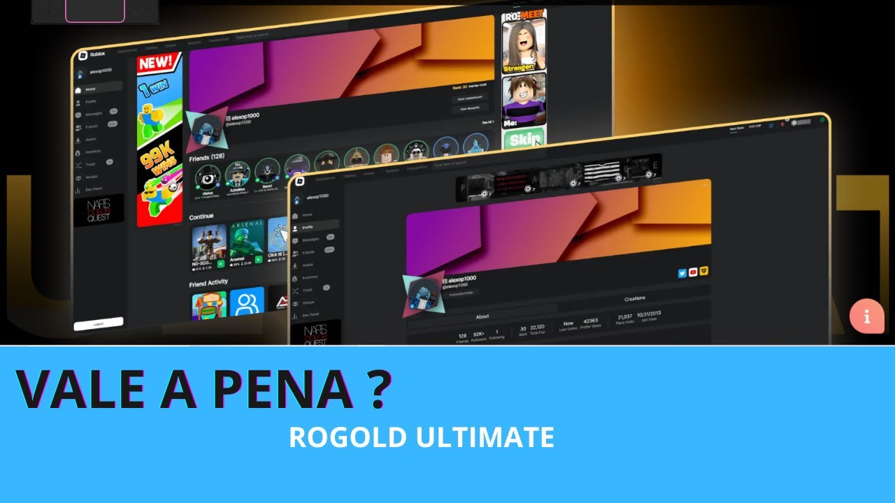showcase do rogold ultimate - YouTube