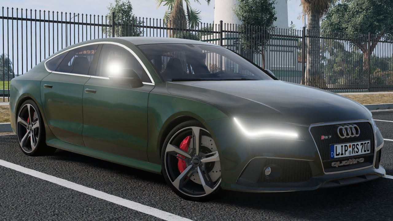 Audi RS7 (2013-2017) in BeamNG #543 - YouTube