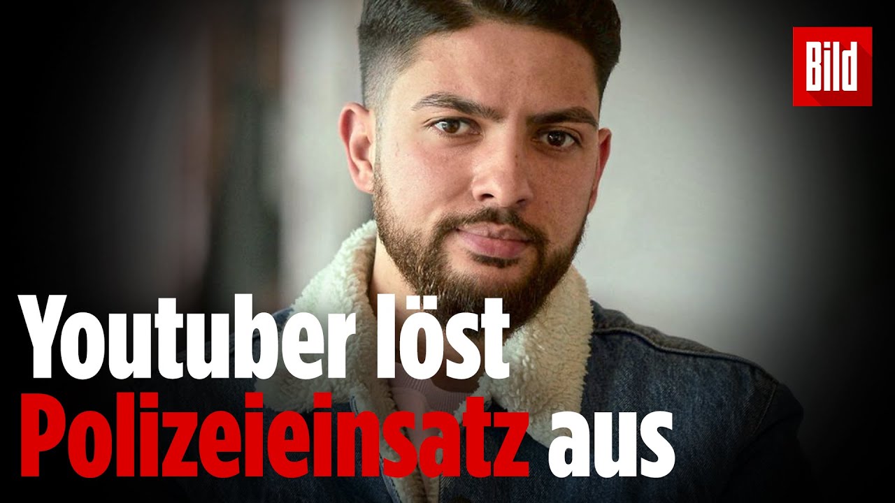 Younes Jones löst mit Kiosk-Überfall Polizeieinsatz aus - YouTube