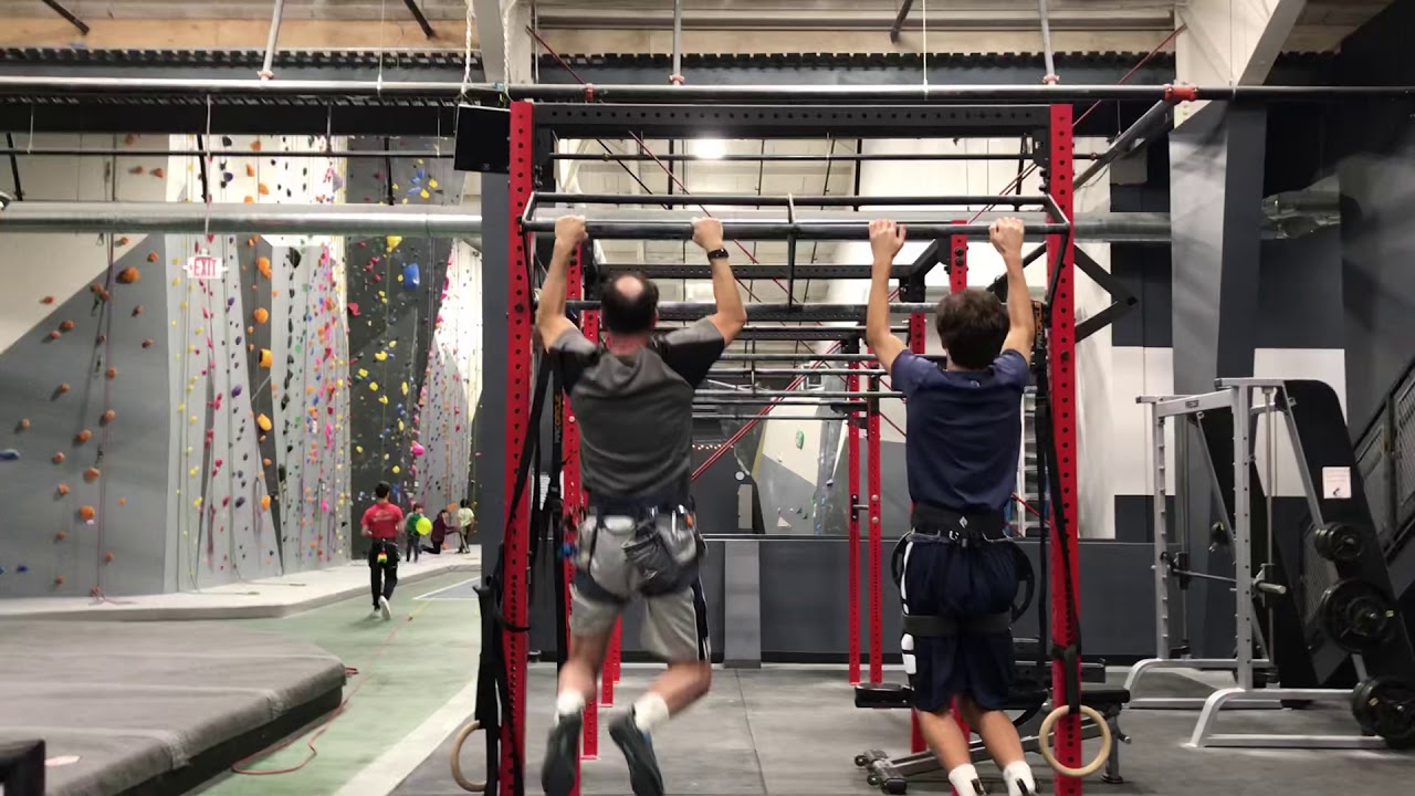 Jumping pull ups with Jason - YouTube
