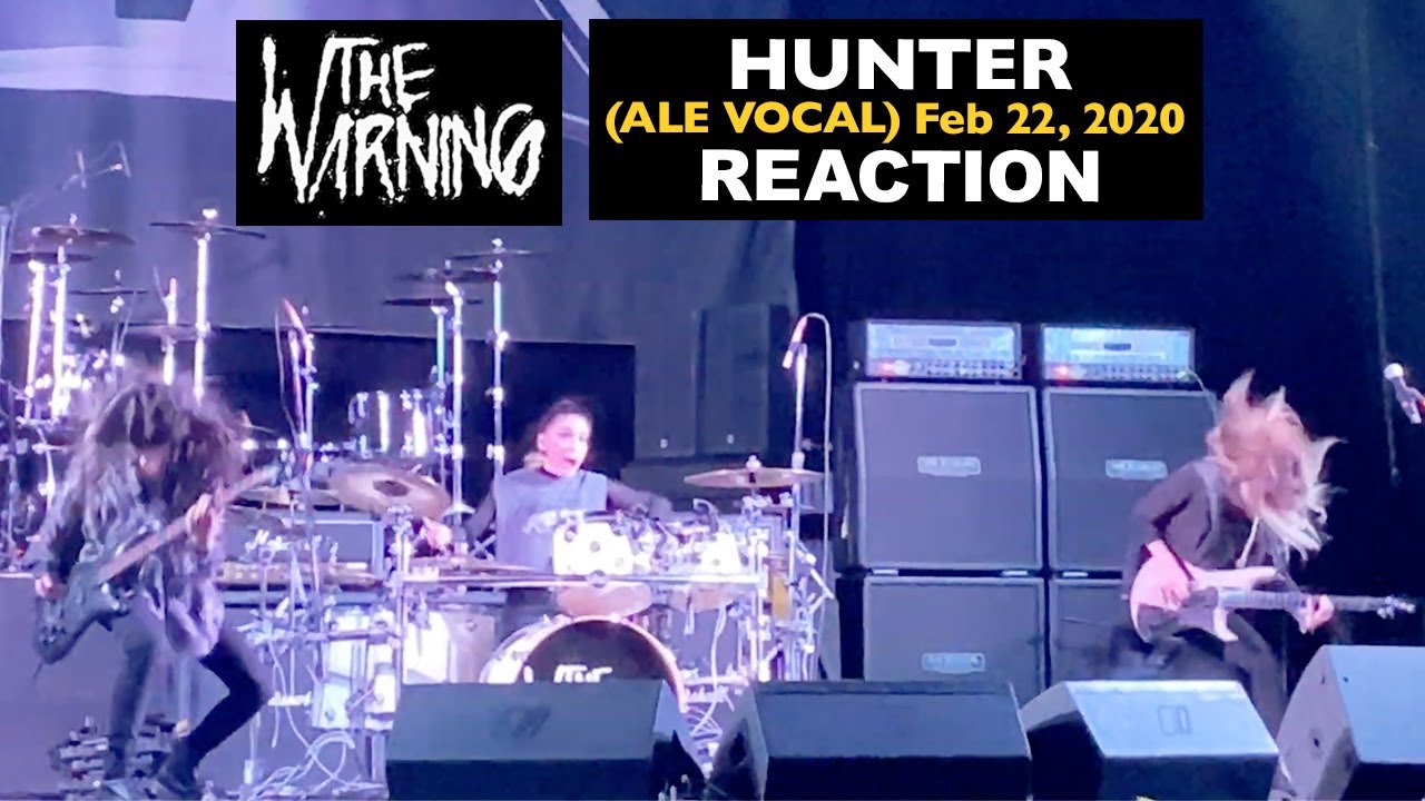 Brothers REACT to The Warning: Hunter (Ale vocals) Feb 2020 - YouTube