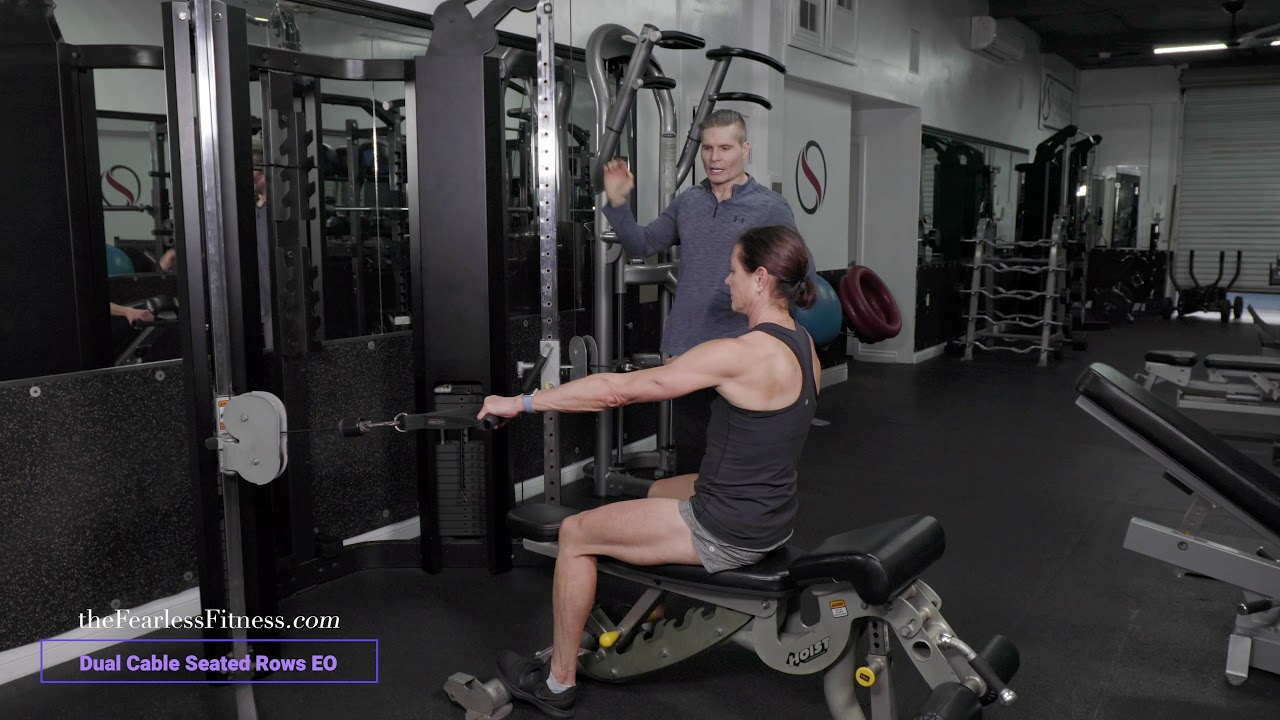 Dual Cable Seated Rows EO - YouTube