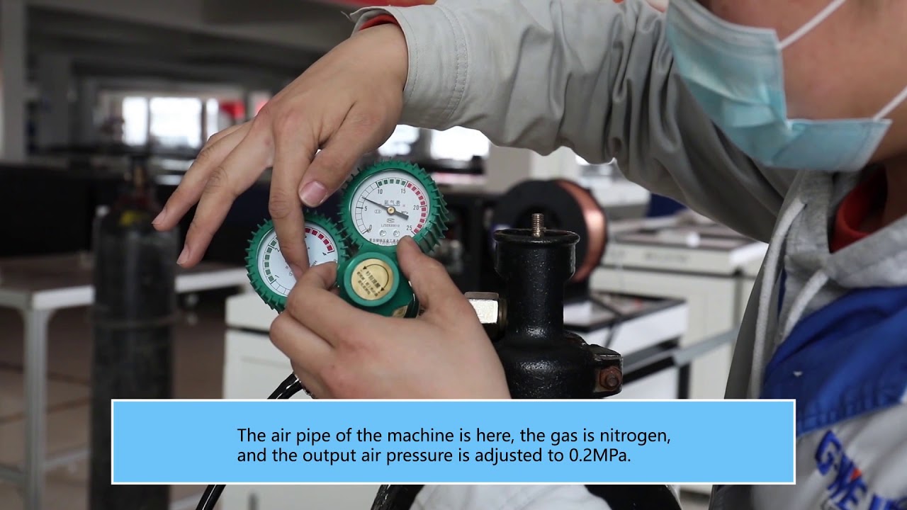 Welding machine operation demonstration - YouTube