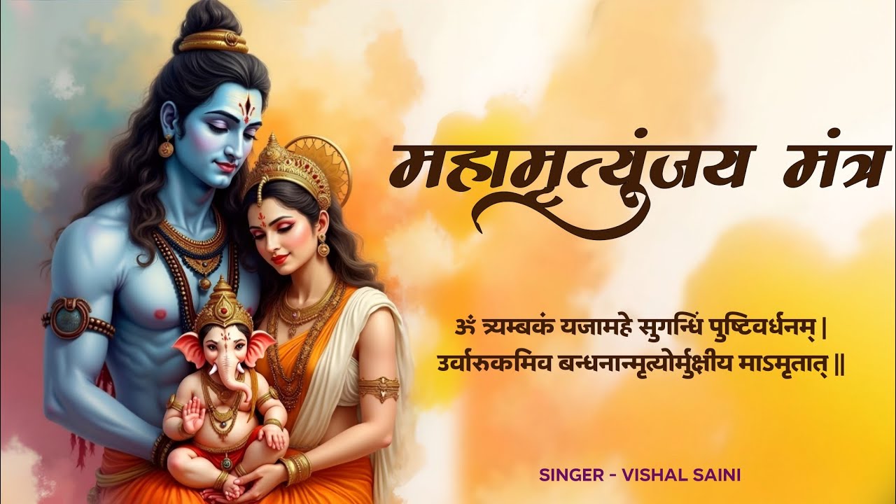 महामृत्युंजय मंत्र 108 times I Mahamrityunjay Mantra I SHANKAR SAHNEY l ...
