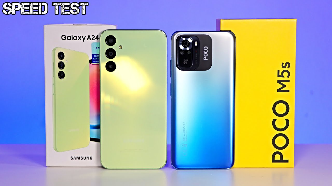 Speed Test Samsung GALAXY A24 vs POCO M5S🔥 Helio G99 vs Helio G95 😱Cuál ...