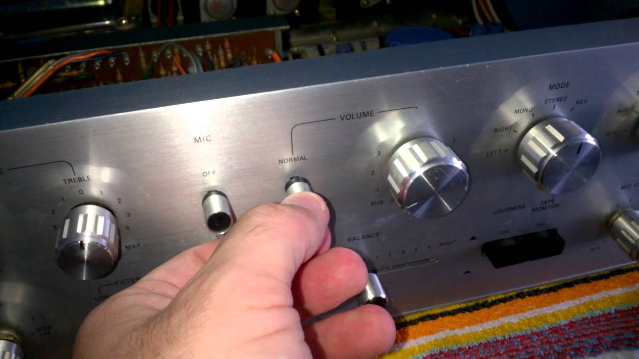 Monacor SA-800 Solid State Stereo Amplifier - YouTube