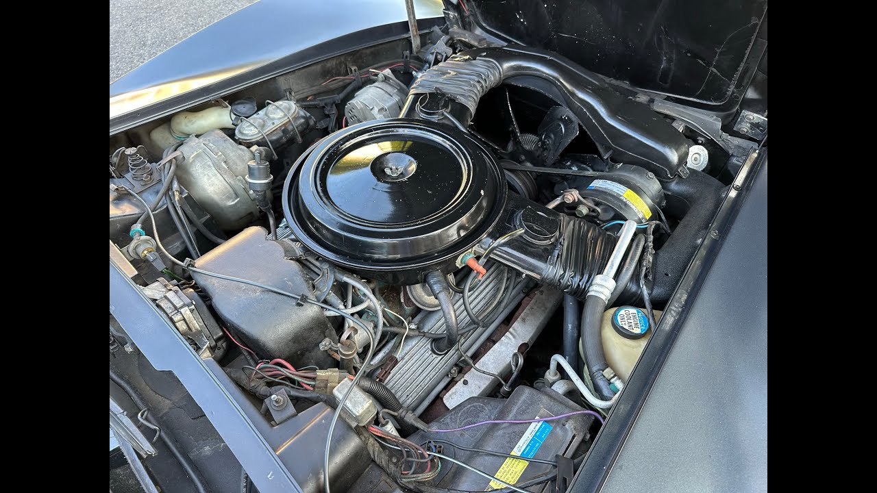 1980 Chevrolet Corvette Coupe Engine Start - YouTube