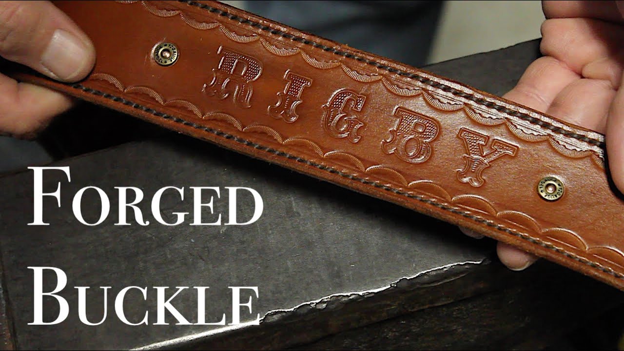 Forging and Crafting a Leather BIG Dog Collar - YouTube