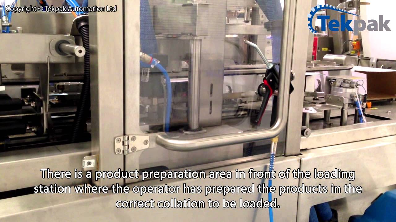 Side Load Case Packer for Pharmaceuticals - YouTube