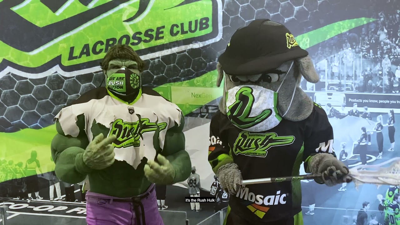 Saskatchewan Rush Mask PSA - YouTube