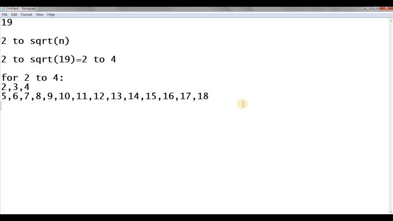 Optimization on bruteforce method to generate all prime numbers - YouTube