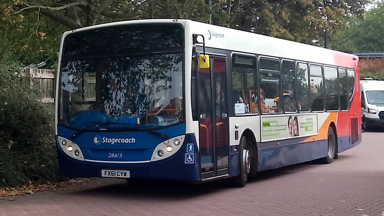 Retford bus station ADL Enviro 300 28613 - YouTube