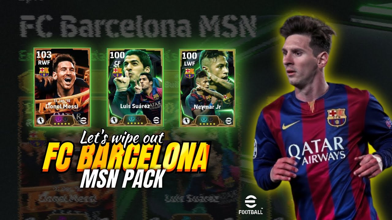 മൊത്തത്തിൽ എടുത്താലോ🥵🔥PACK OPENING💀FC BARCELONA MSN CARDS🛑 | eFootball ...