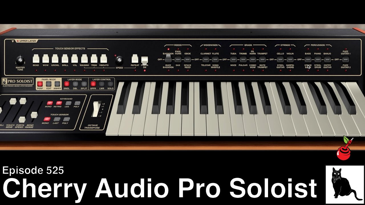 Cherry Audio Pro Soloist: A detailed demo/tutorial of a prog rock and ...