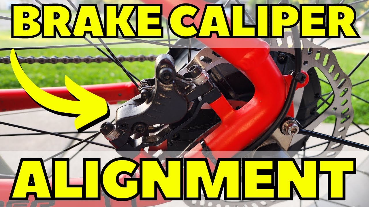 How to Fix Scraping Brake Caliper on Electric Bike Rotors - Front ...