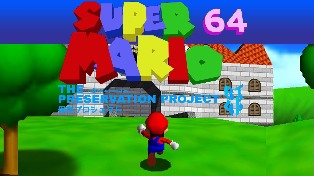 VOD: Super Mario 64 (The Preservation Project) - YouTube