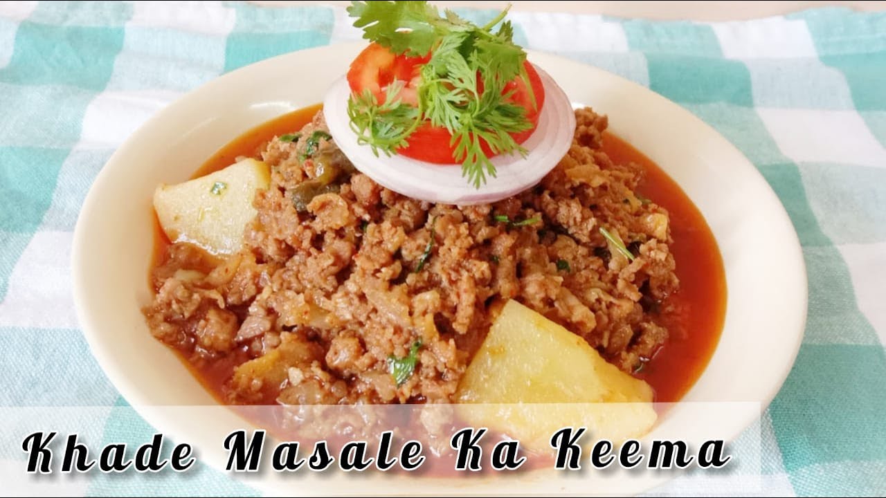Khade Masale Ka Keema | very easy and tasty 😋 - YouTube