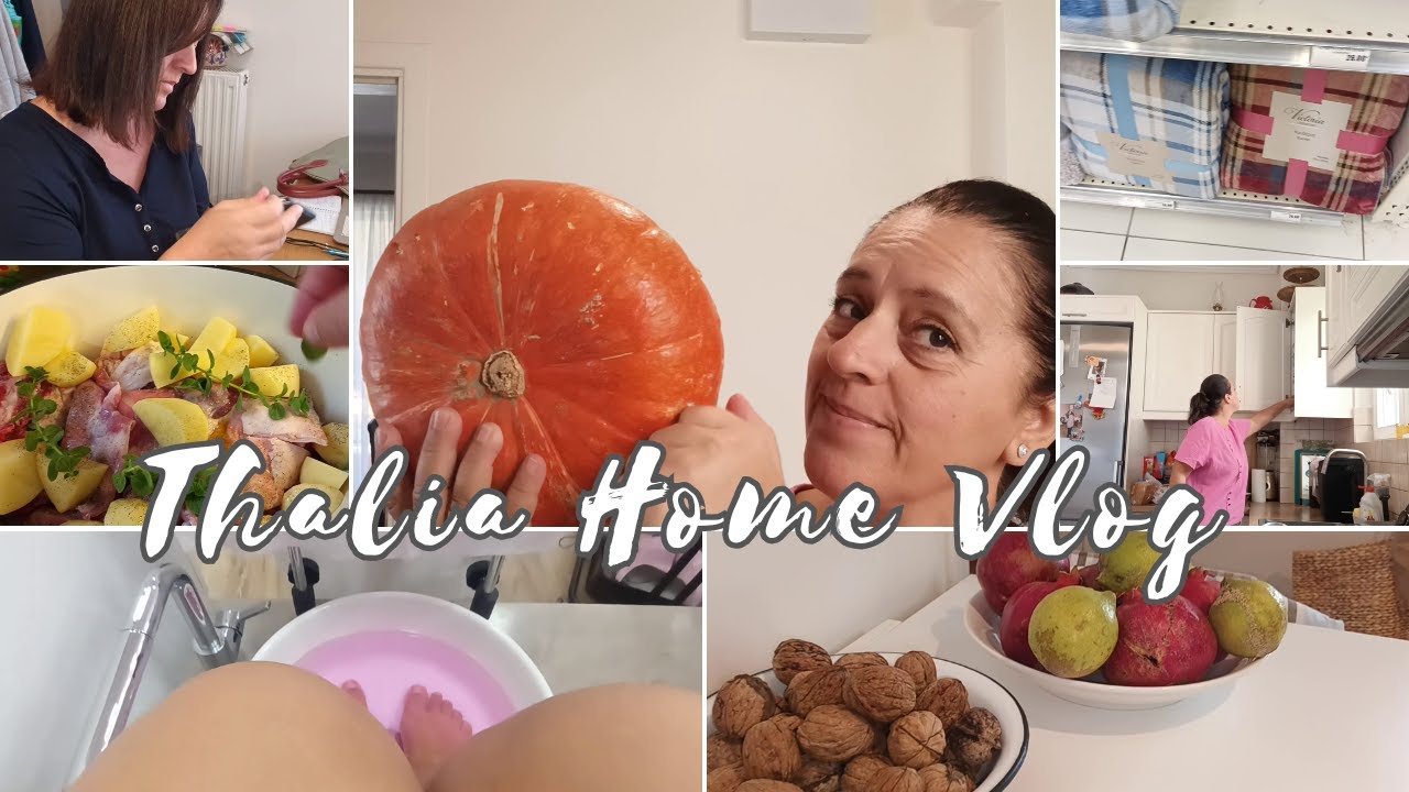 Το Φθινοπωρο στο σπίτι μας |Homemade food|Στο Σκλαβενιτη για ειδη ...