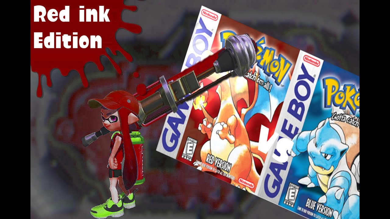 Splatoon: Splatfest, Pokemon Red VS Pokemon Blue (2016 February 20th ...