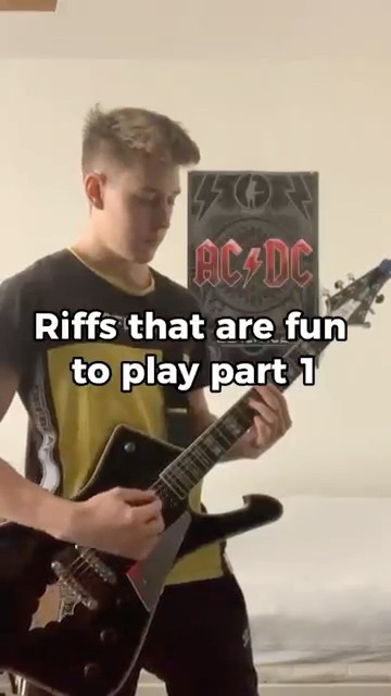 Riffs that are fun to play part 1 - YouTube