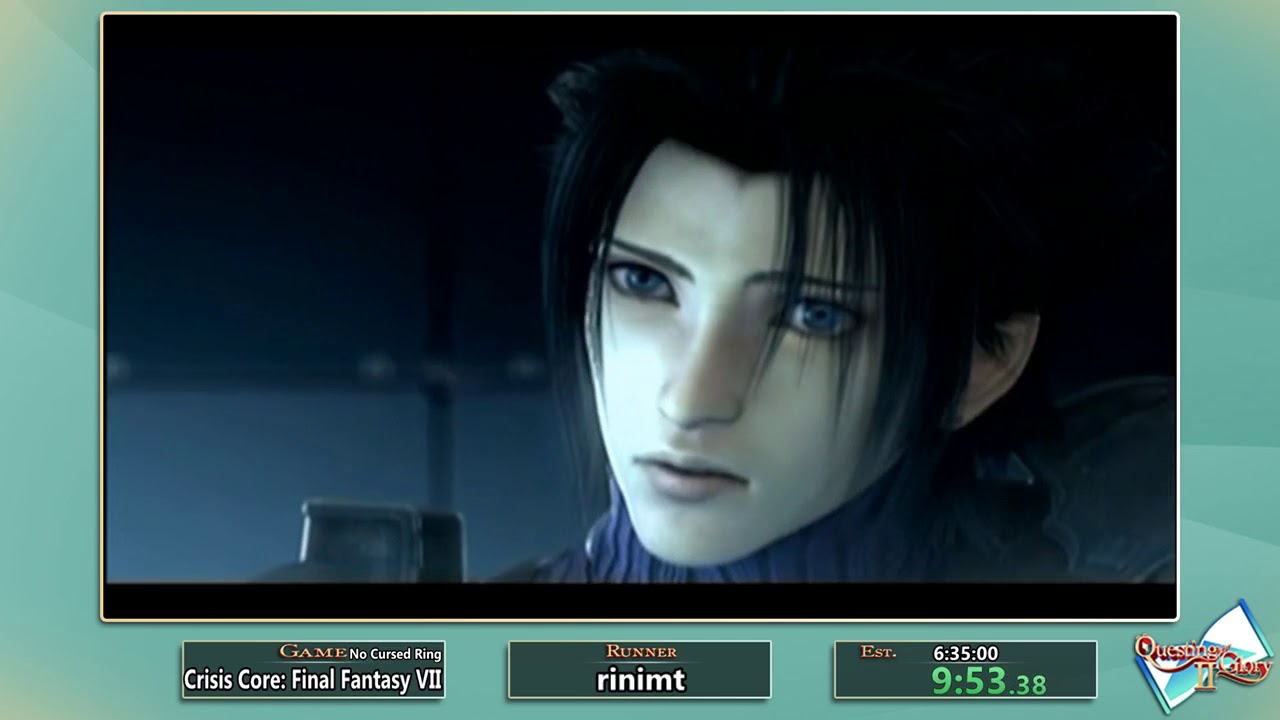 Questing for Glory 2: Crisis Core: Final Fantasy VII No Cursed Ring% by ...