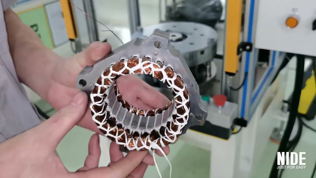 Automatic Household Appliance Motor Stator Production Line - YouTube
