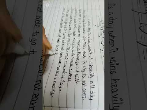 How to write a neat paragraph || Peaceful Handwriting || Paragraph ...