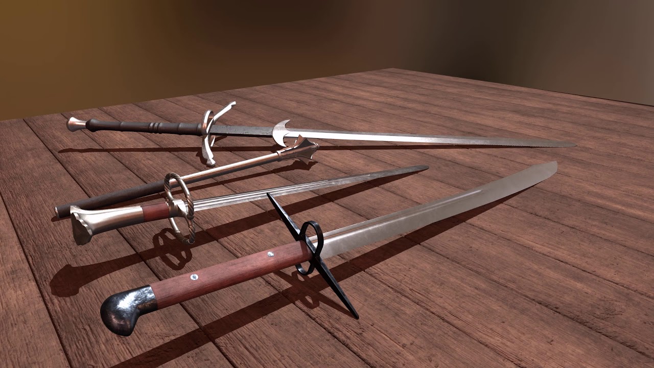 Traditional german weapon collection - YouTube