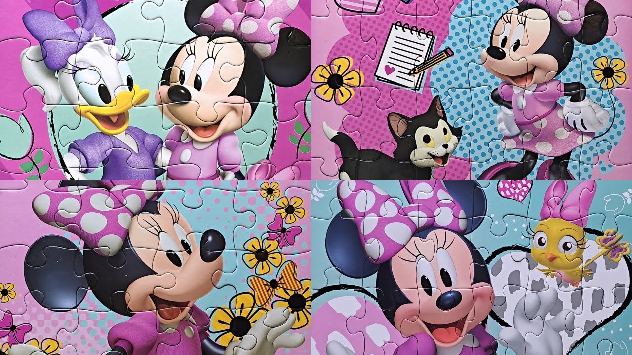 Minnie Mouse Daisy Duck Figaro Cuckoo Loca Compilation Jigsaw Puzzles 🎀 ...