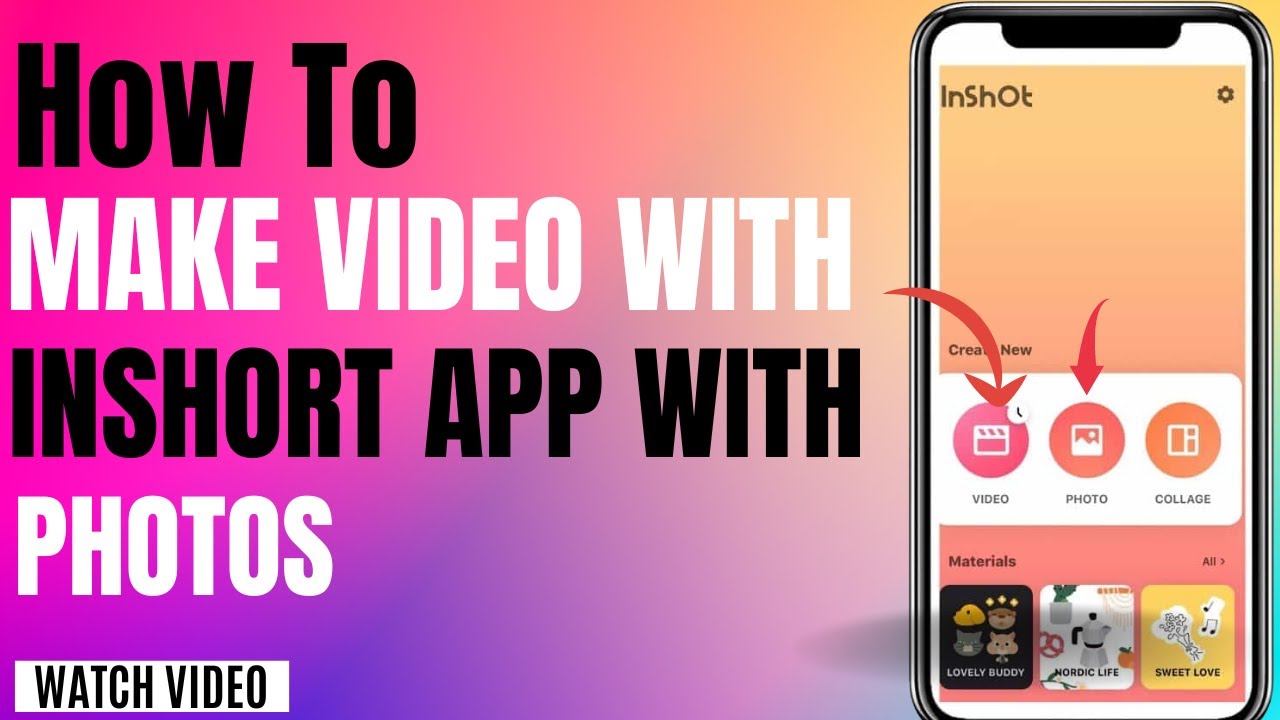 How To Make Video With Inshot App With Photos | Navigate now - YouTube