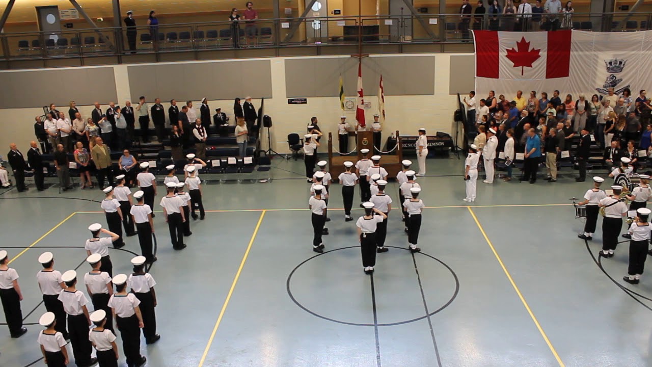 Royal Canadian Sea Cadet Corps - Sunset Ceremony - YouTube
