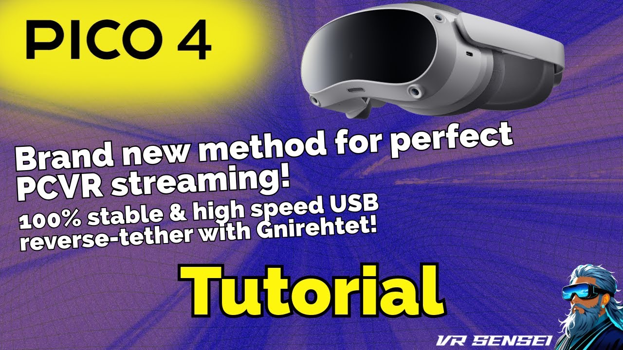 Absolute best PCVR experience on the PICO 4. New single cable USB ...