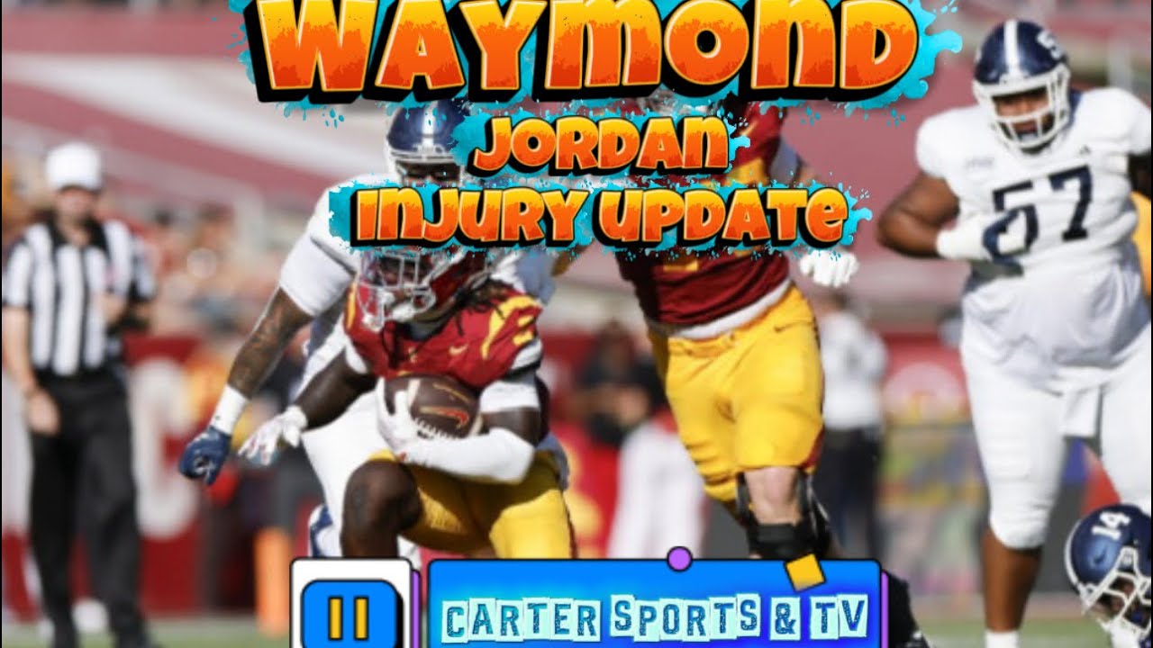 USC RB Waymond Jordan Injury Update 😩 - YouTube