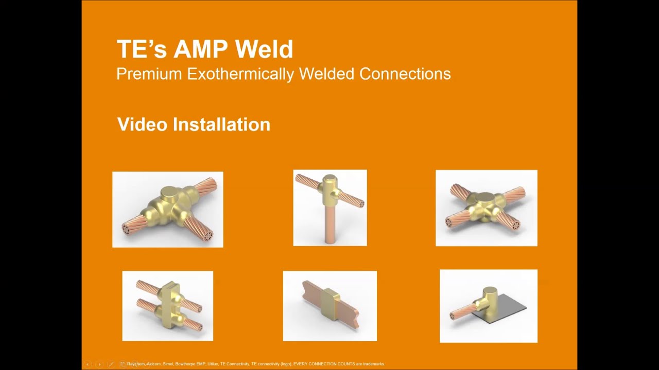 TE's AMP Exothermic Welded Connectors - YouTube